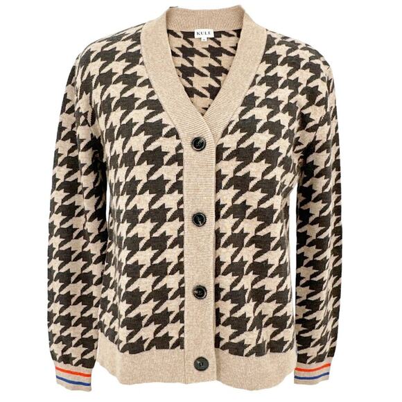 KULE | Sweaters | Kule The Liam Houndstooth Cardigan Xs | Poshmark